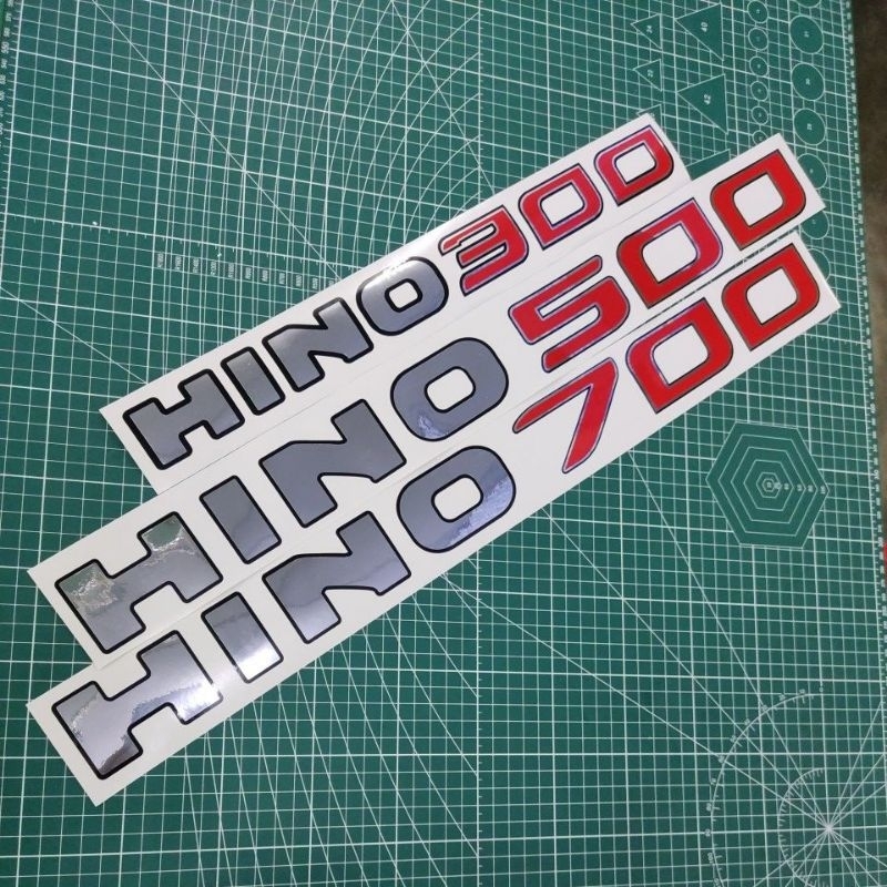 sticker hino 300 500 700 front sticker | Shopee Malaysia