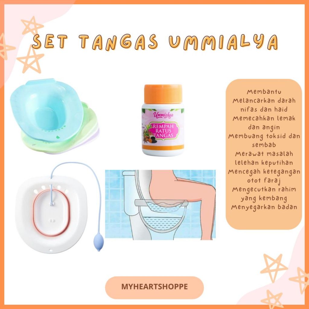 UMMIALYA Set Tangas Moden Ummialya Set Besen Tangas dan Rempah Tangas ...