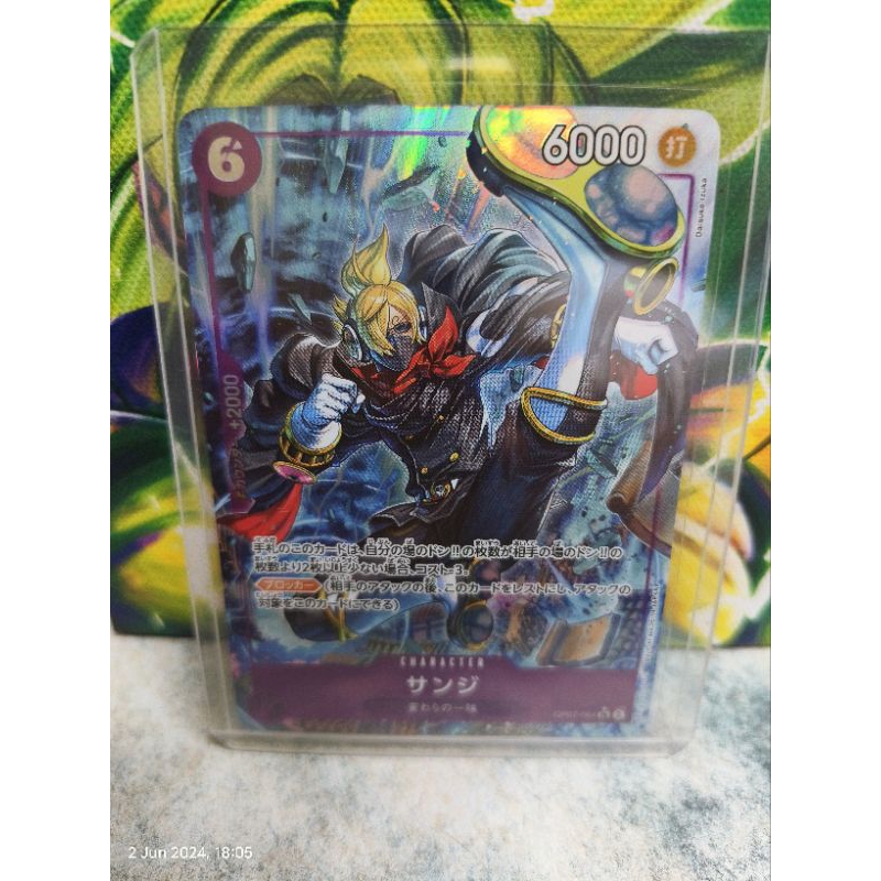 (Ori)One Piece Card Game OP07-64 SR Sanji AA | Shopee Malaysia