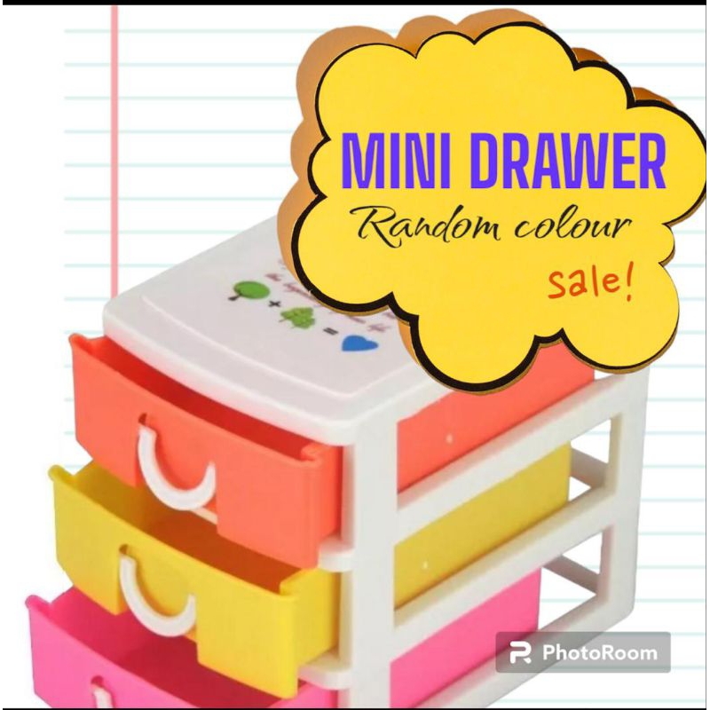 MINI COLOURFUL DRAWER ( 3 TIERS) | Shopee Malaysia