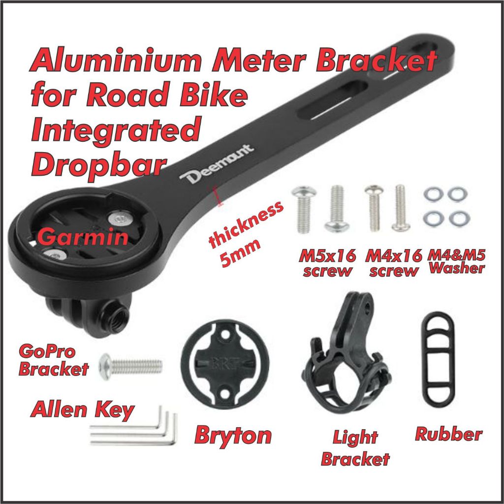 IKIA Basikal Meter Mount Deemount Aluminium RB Integrated Dropbar Meter ...
