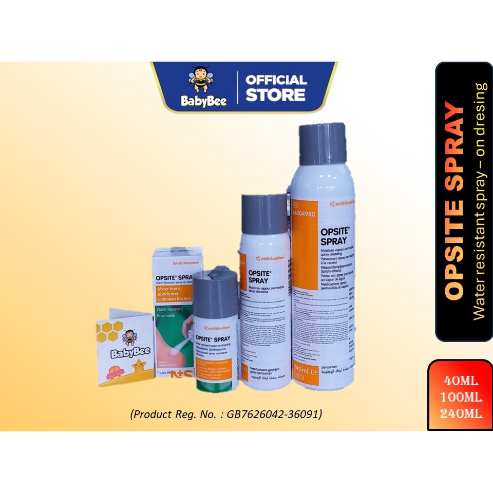 Smith & Nephew Opsite Spray 40ml /100ml /240ml Post-Op Waterproof ...