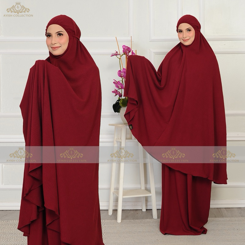 TELEKUNG CEY BERTALI IRONLESS LABEL AYISH COLLECTION | Shopee Malaysia