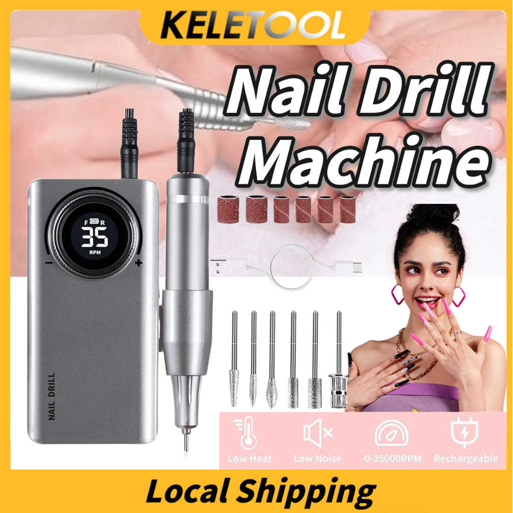 Nail Gel Remover Drill Machine Polishing Nails Grinder Polisher Driller ...