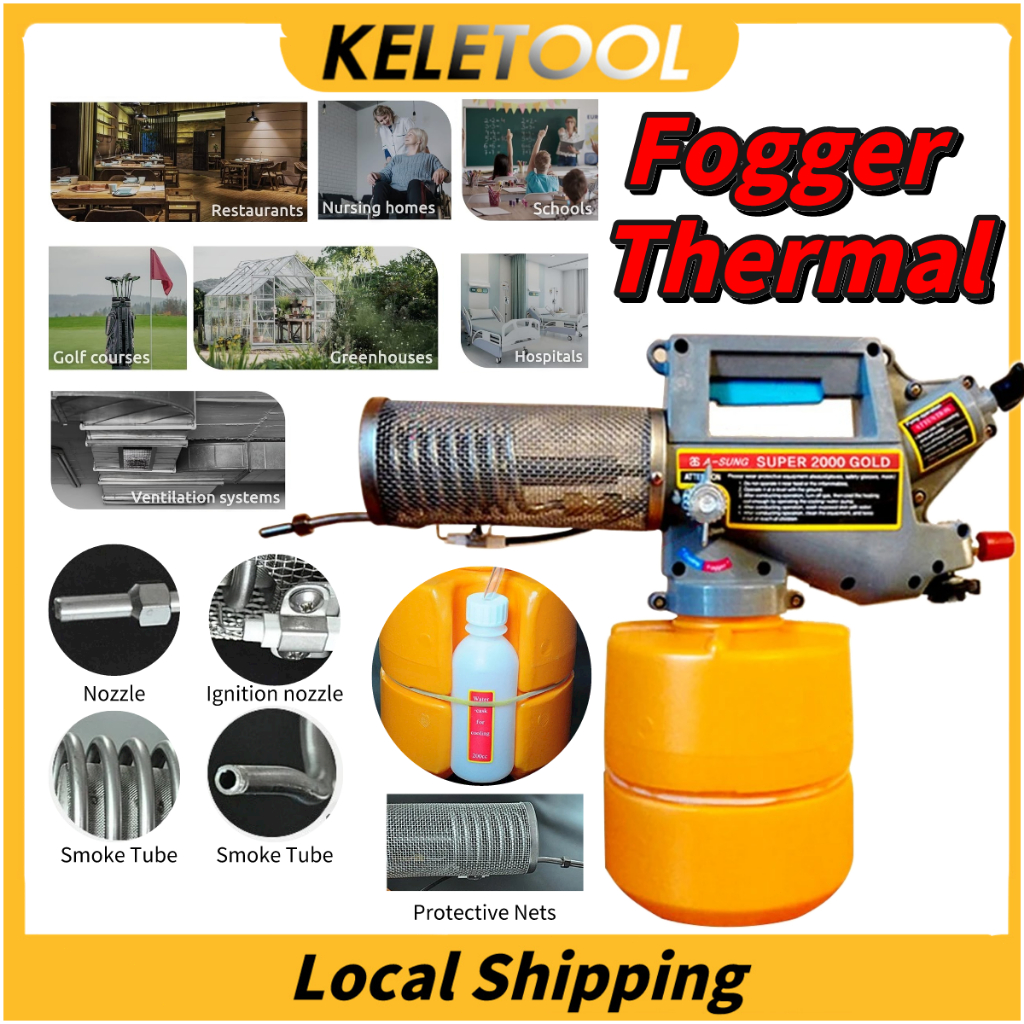 2L Fogger Thermal Mosquito Spray Fogging Machine Fog Sprayer Mist Cold ...