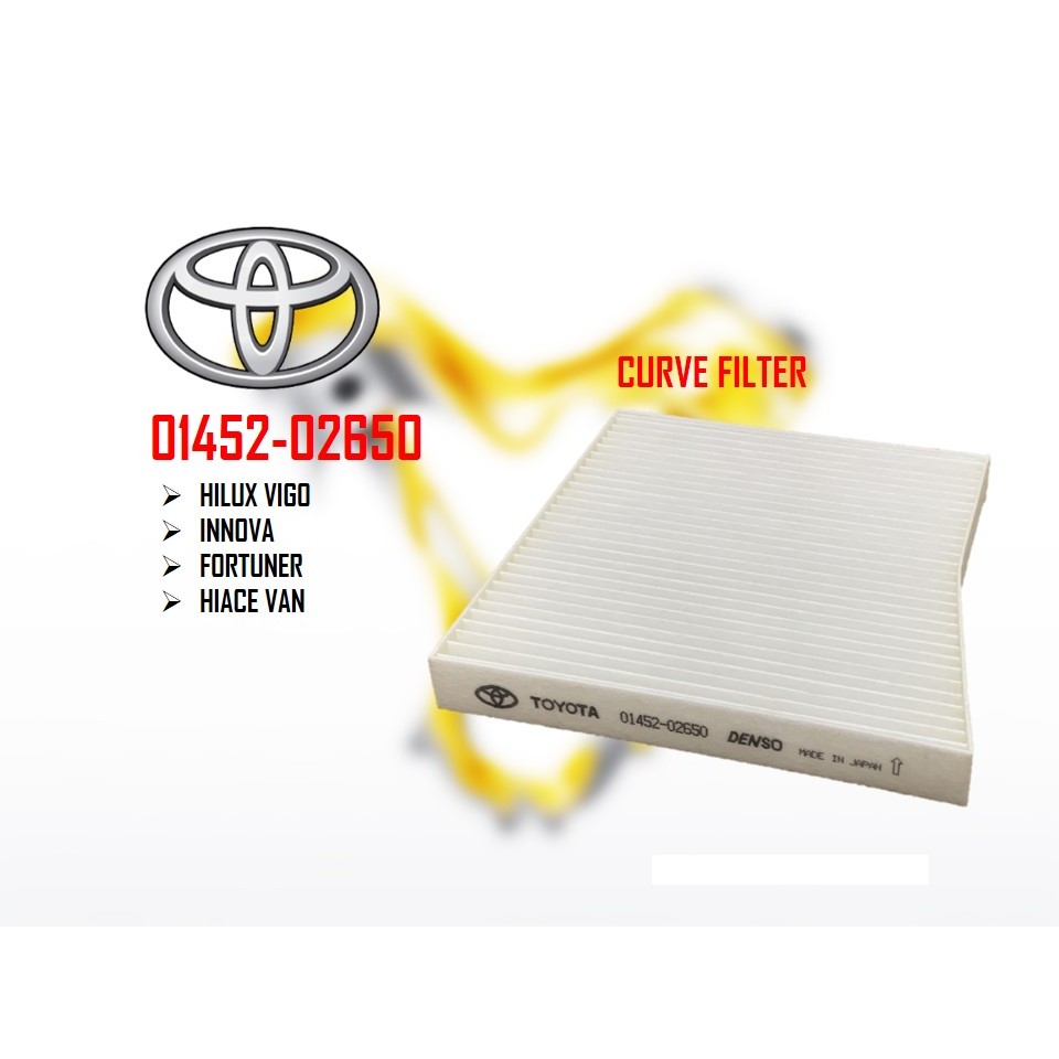 Toyota Hilux Vigo Innova Fortuner Hiace Aircond Filter Cabin Air Filter ...