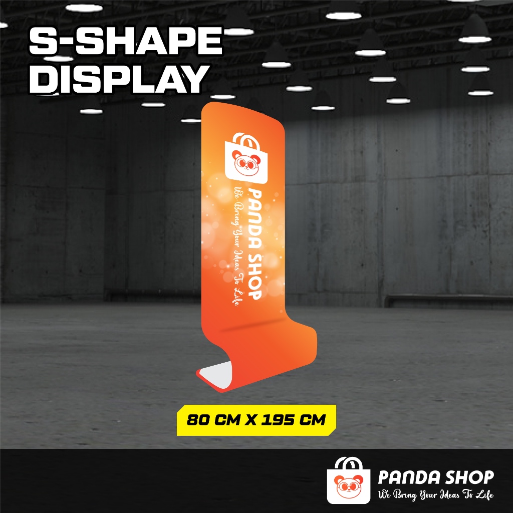 Printing Custom Fabric S Shape Tower Display (Bring Your Ideas To Life ...