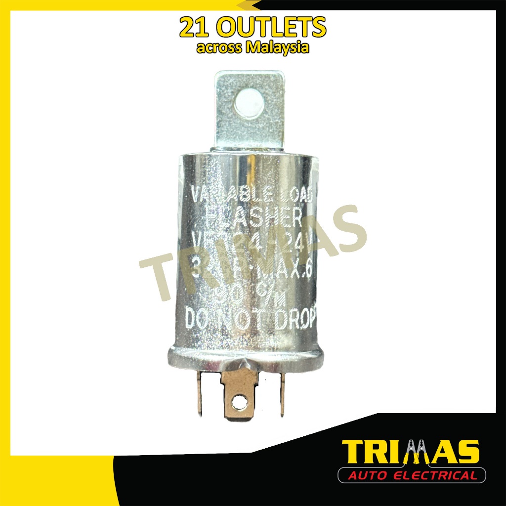 3 Pin 24V Flasher Unit Signal Relay Condenser VF324 Taiwan | Shopee ...