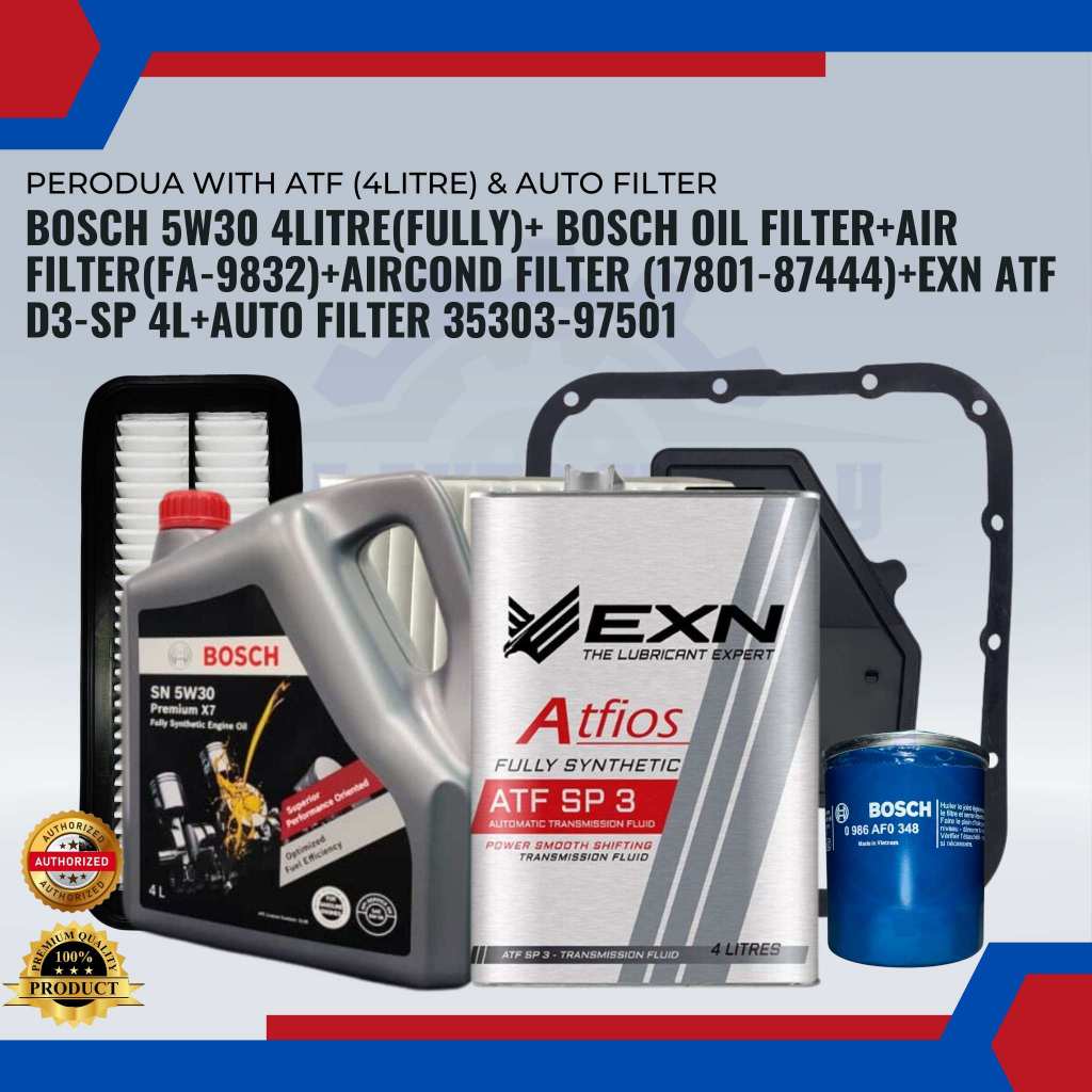 PERODUA with ATF (4Litre) & AUTO FILTER-MYVI OM TO LAGIBEST 2005-2013 ...