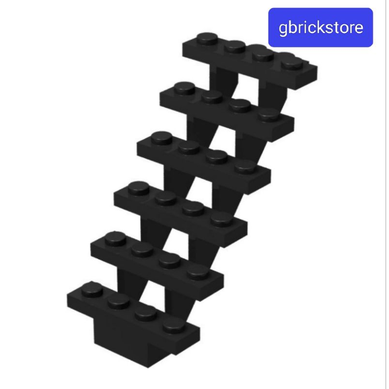 Building blocks 30134【2pcs】Stairs 7x4x6 straight open (compatible L ...