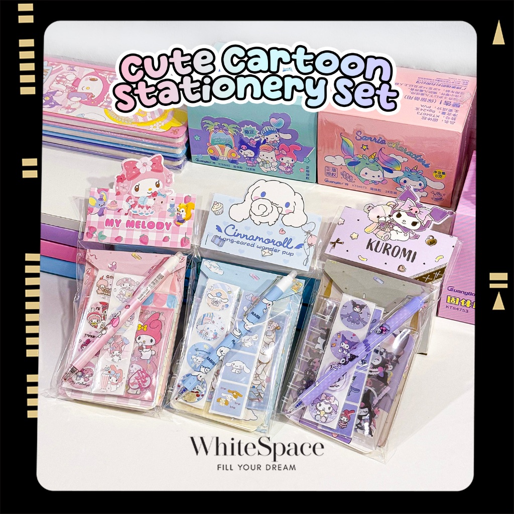 Whitespace Ready Stock Cute Stationery Goodies Pack for Student ...
