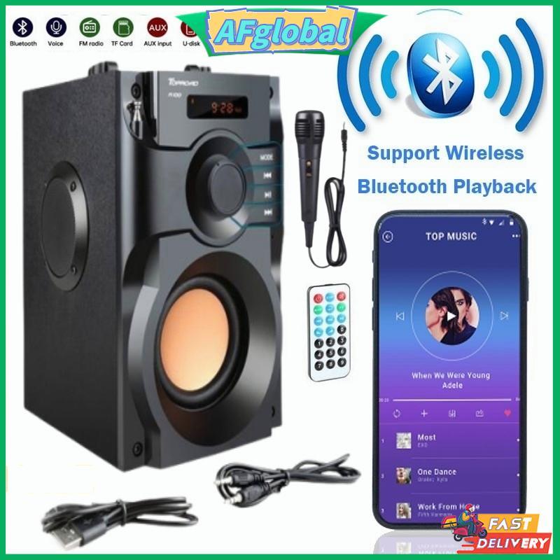 Mini Speaker Bluetooth Speaker Bluetooth Bass Original Besar + MIC ...