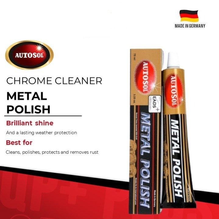 AUTOSOL METAL POLISH RUST REMOVER CHROME STAINLESS STEEL POLISH CLEANER ...