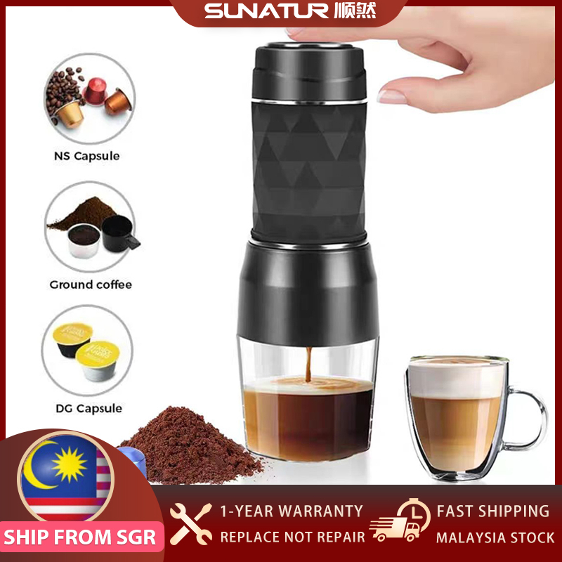 Portable Manual Coffee Maker 3 In 1 Hand Press Espresso Coffee Machine ...
