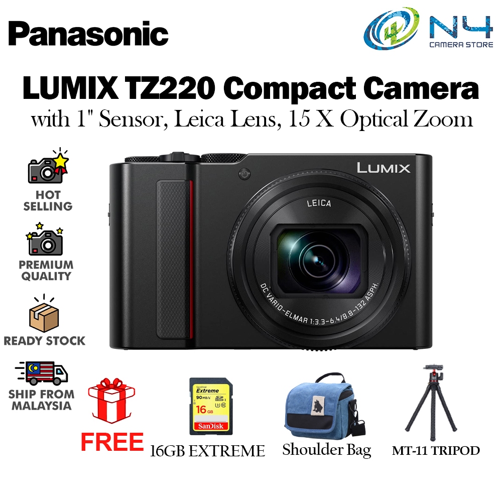 Panasonic LUMIX TZ220 20.1MP 4K Compact Travel Zoom Digital Camera with ... Panasonic LUMIX TZ220 20.1MP 4K Compact Travel Zoom Digital Camera with ...