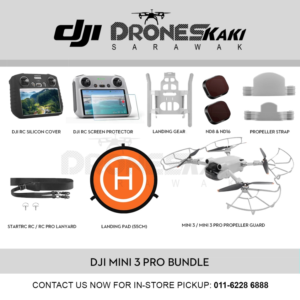 Mini 3 / Mini 3 Pro (DJI RC) Bundle Kit | Shopee Malaysia