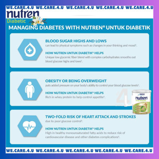 NESTLE NUTREN DIABETIK COMPLETE NUTRITION / NUTREN GLUCOBALANCE 400G ...