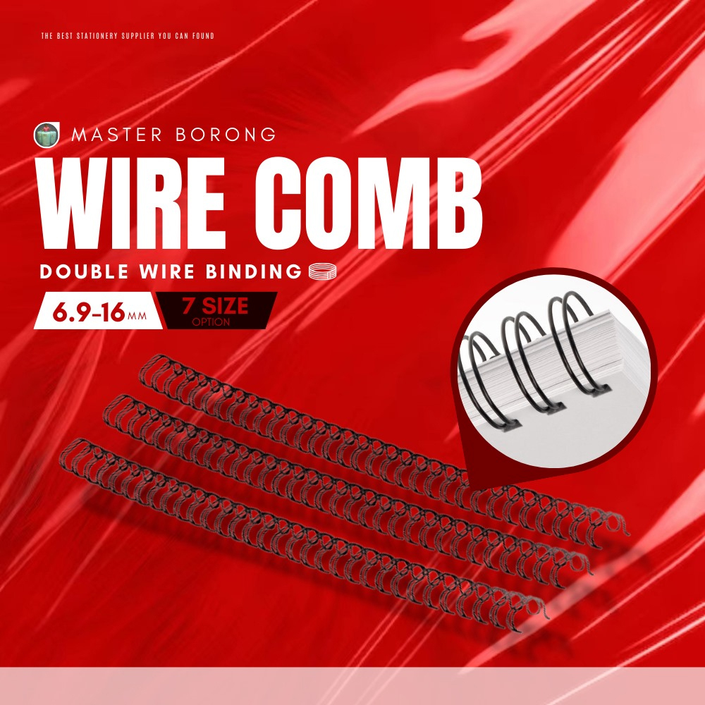 masterborong Wire Comb Binding Comb Steel Wire Binding Spines Wire O ... masterborong Wire Comb Binding Comb Steel Wire Binding Spines Wire O ...