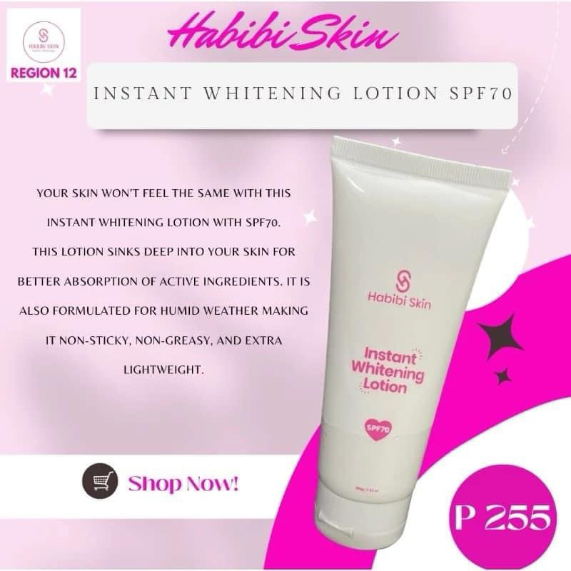 Habibi skin whitening lotion spf70 | Shopee Malaysia