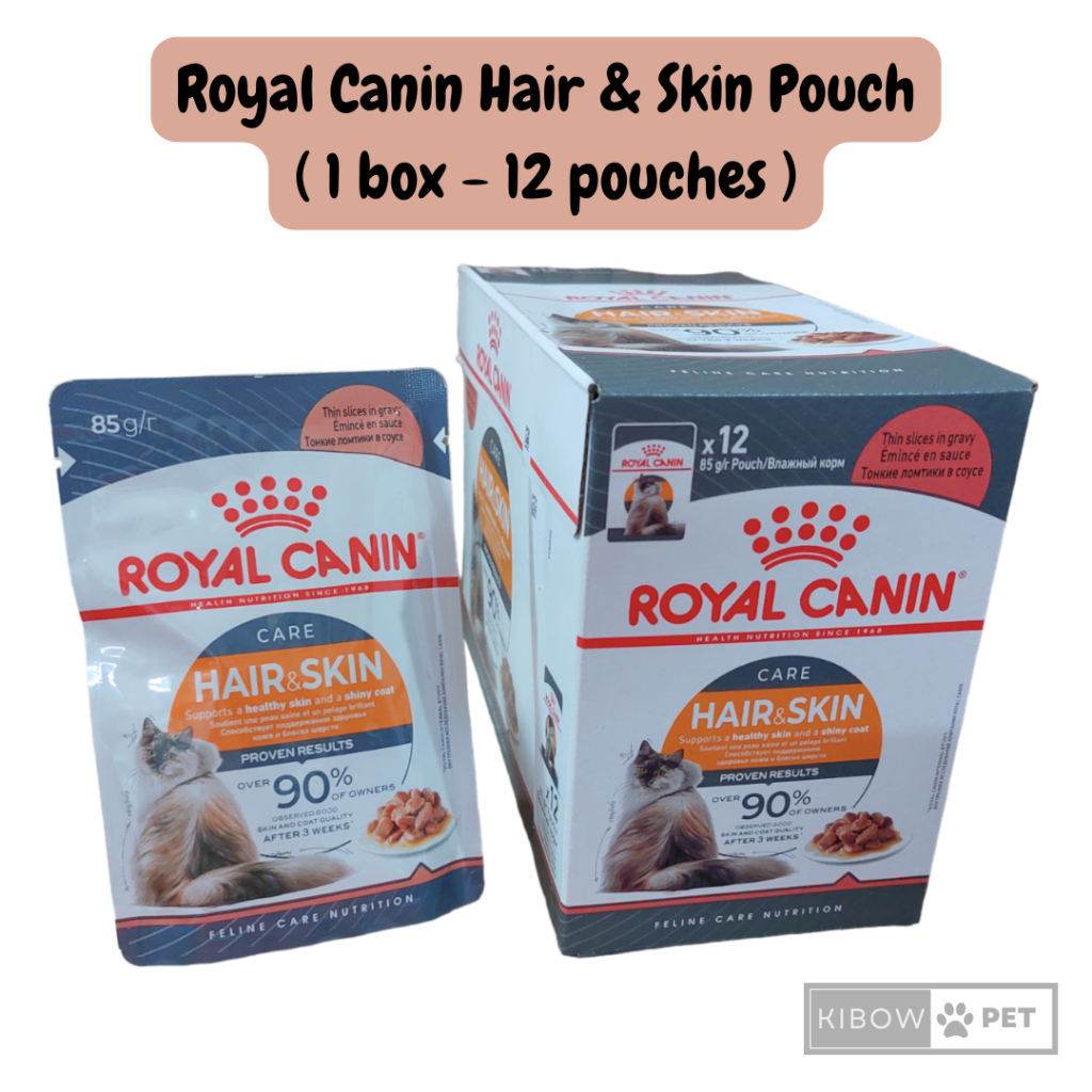 Royal Canin Hair & Skin / Intense Beauty Pouch 12 pouches x 85g ...