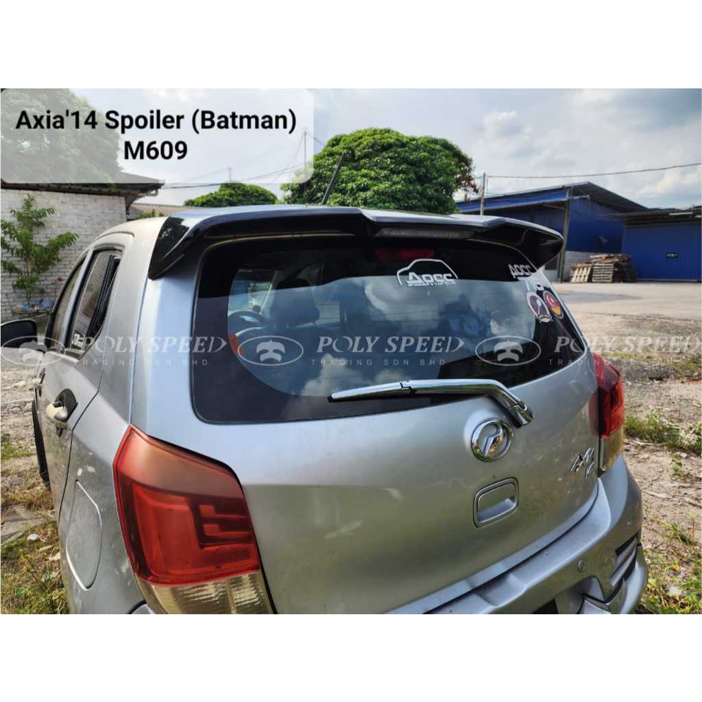 Perodua Axia Batman Spoiler Fiber With Paint | Shopee Malaysia