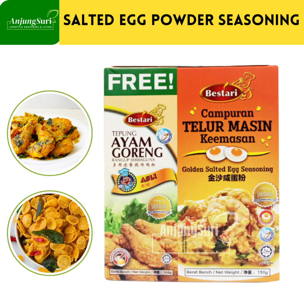 Bestari Salted Egg Seasoning Powder Serbuk Telur Masin FREE PERCUMA 1 ...