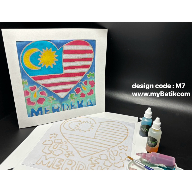 Merdeka Celebration DIY Batik Negaraku Series : Merdeka , Gemilang ...