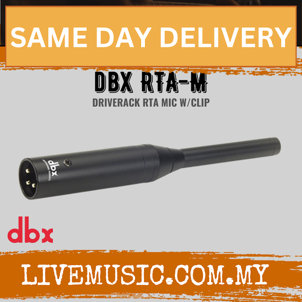 Dbx By Harman RTA-M Reference Microphone ( RTA M / RTAM ) | Shopee Malaysia
