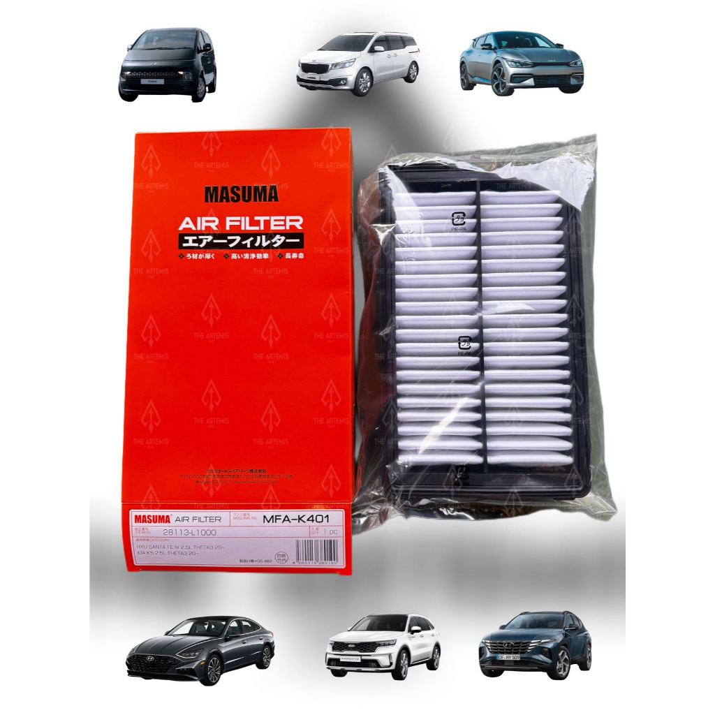(MASUMA JAPAN)AIR CLEANER FILTER HYUNDAI STARIA 2021/TUCSON 2021/SONATA ...