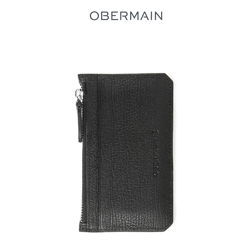 OBERMAIN Card Holder / Genuine Leather / Black / OBW234G1 | Shopee Malaysia