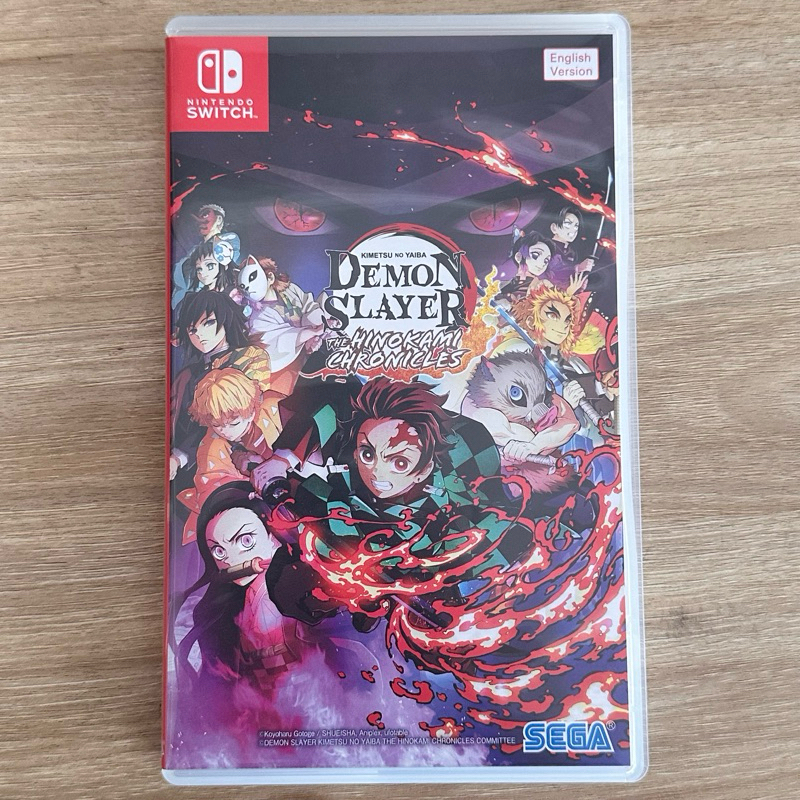 NINTENDO SWITCH DEMON SLAYER USED PHYSICAL CARTRIDGE GAMES | Shopee ...