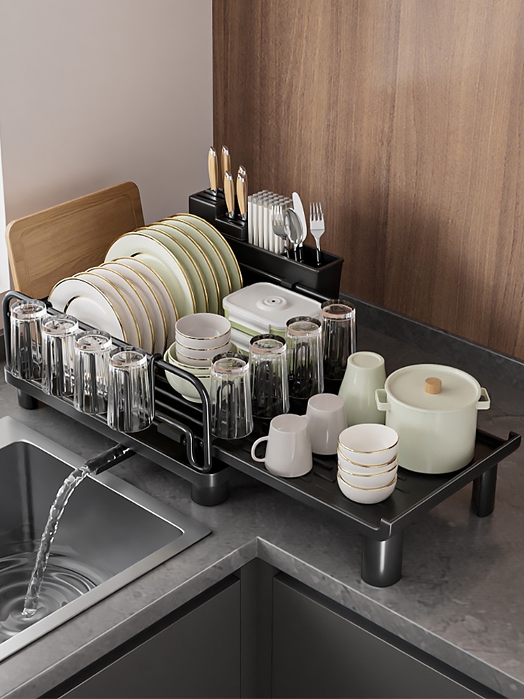 Multifunctional Dish Rack Kitchen Cup Rack Storage Dish Dryer Rack Dish ...