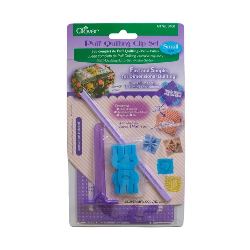 8400 Clover Japan Puff Quilting Clip Set (Small) | Shopee Malaysia