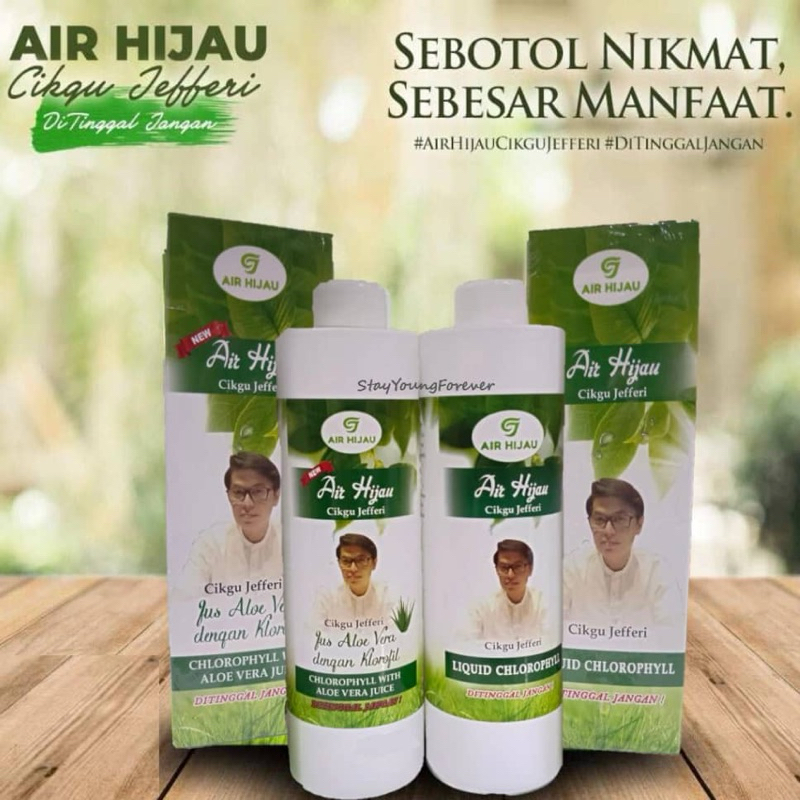 [PENGHANTARAN CEPAT] AIR HIJAU CIKGU JEFFERY CHLOROPHYLL DAN ...