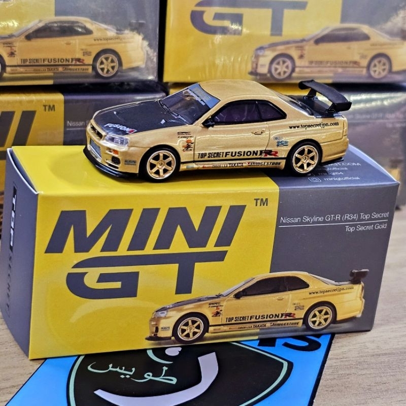 MINI GT NISSAN SKYLINE GTR R34 BLACK PEARL TOMMYKAIRA | Shopee Malaysia