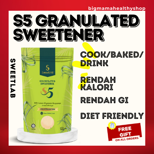 SweetLAB S5 Granule Sweetener 400g( Halal, Low Calorie, Diabetic for ...