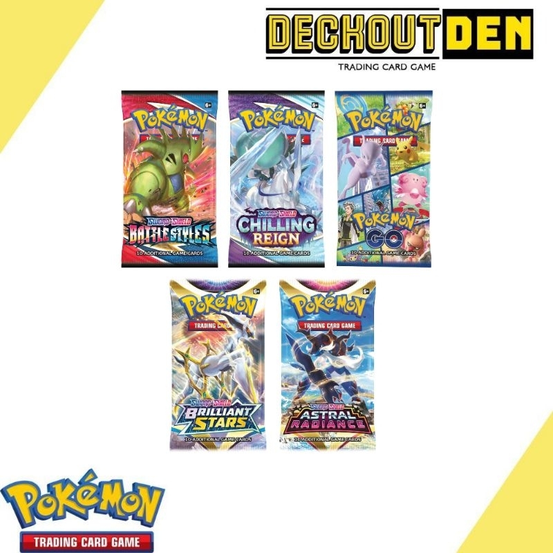 [LIVE RIP] Pokemon TCG SS Booster Pack ( BS / CR / GO / B'STARS / AR ...