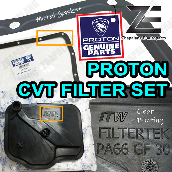 Original Proton CVT Auto Filter Kit Set FLX Exora Bold Preve Suprima S ...