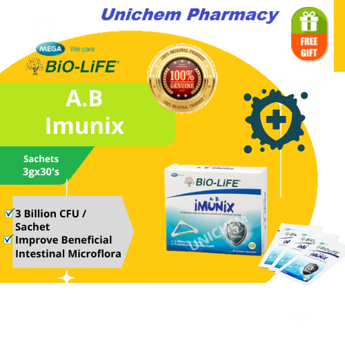 Bio-Life A.B. Imunix Sachets 3gx30's {Vailla Flavour}[EXP:05/2026 ...
