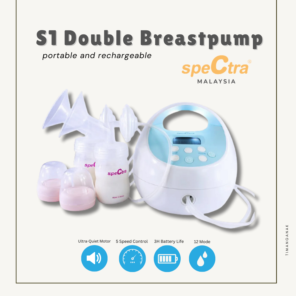 ORIGINAL SPECTRA S1 DOUBLE ELECTRIC BREASTPUMP with Built-in ...