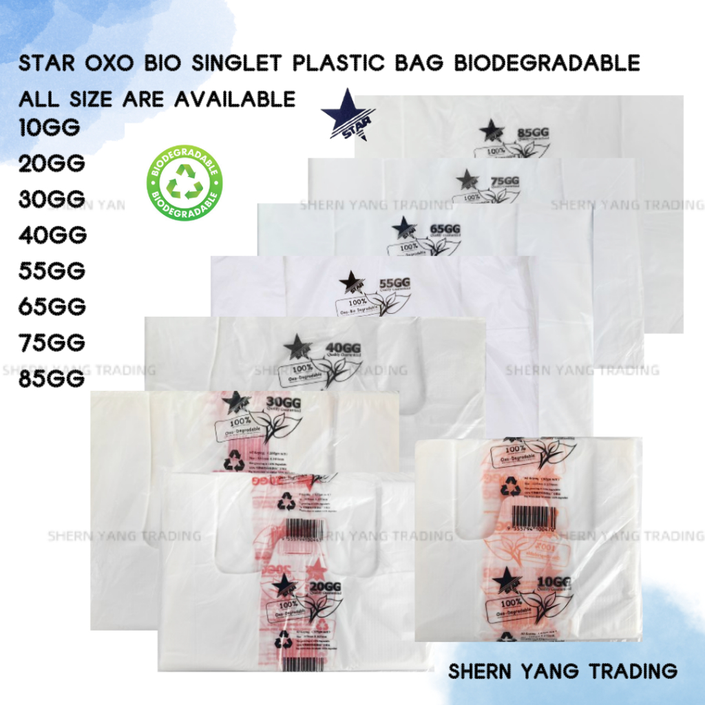 OXO Bio Singlet Plastic Bag|Star Brand Plastic Bag|T-Shirt Bag|Plastic ...