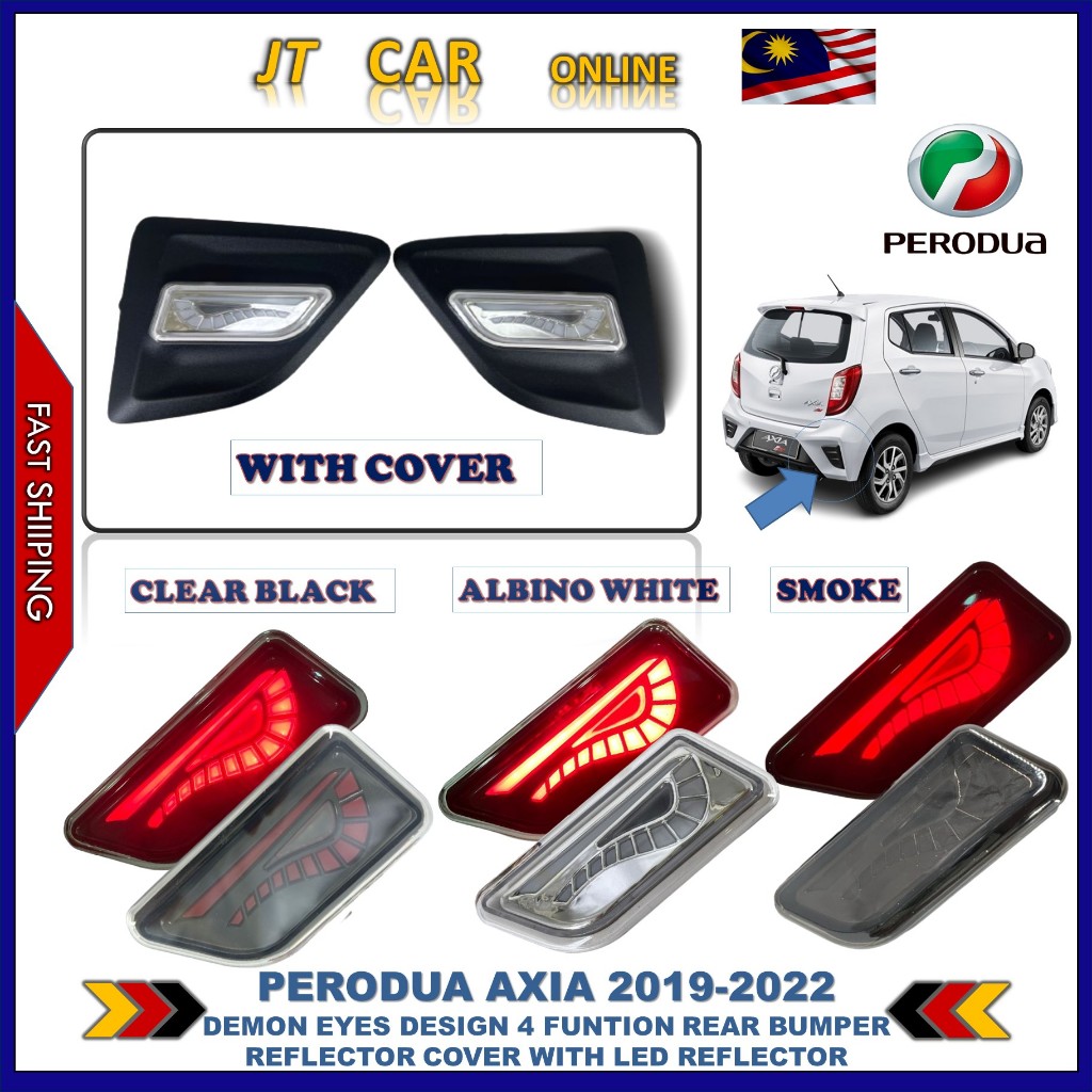 (NEW MODEL) Perodua Axia 2019-2022 Demon Eyes Design 4 Function Rear ...