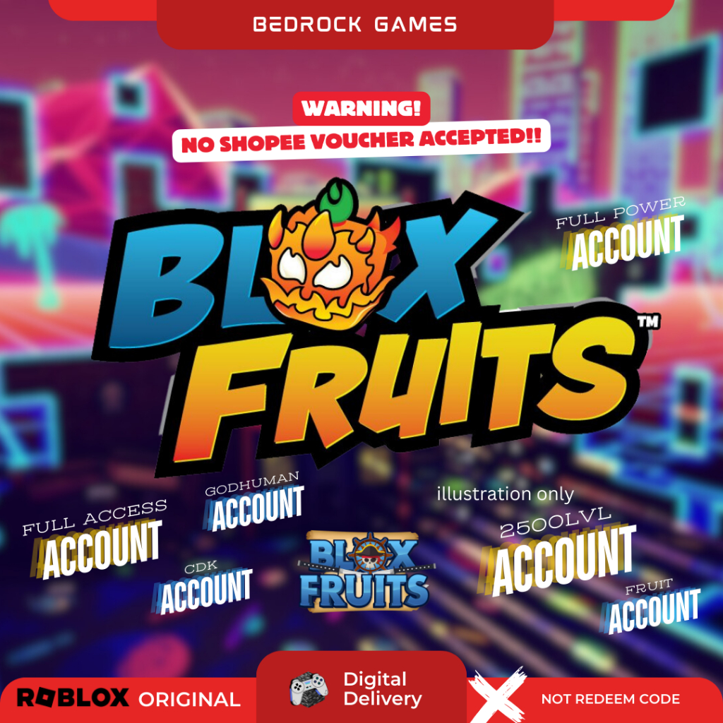 Blox Fruits | 2550 Level Account | Full Access - XBOX PC Games | Shopee ...