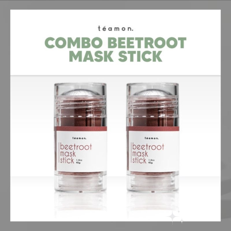 🔥Teamon Beetroot Mask Stick - Brightening Mask with Pearl powder Face ...