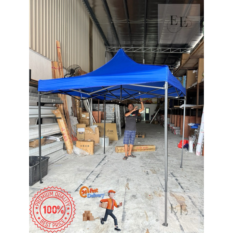 Express Night Market Canopy Camping Tent Frame Kanopi Penuh Khemah ...