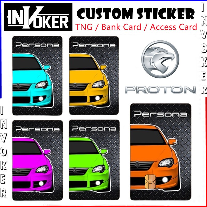 Proton Persona 1st GEN - Touch n Go Card Sticker Cover / TNG CARD ...