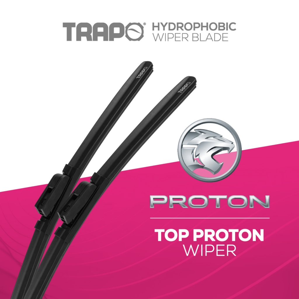 [TOP PROTON WIPER] Trapo Hydrophobic Car Wiper Blades (1 Set) | Shopee ...