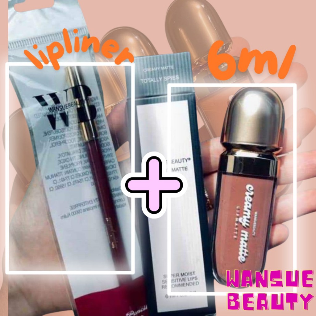 WANSUE BEAUTY LIPLINER+LIPMATTE EDITION 6ml | Shopee Malaysia