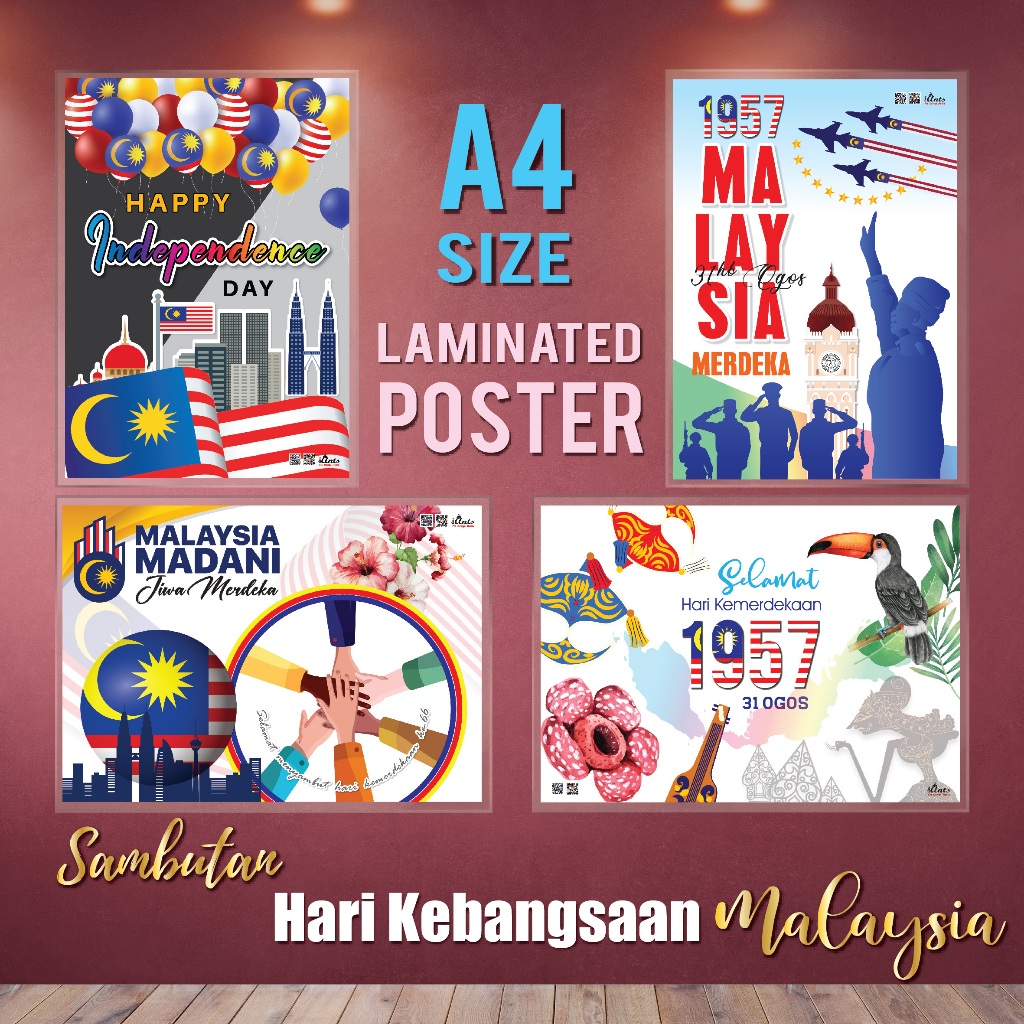 [NEW] A4 Jiwa Merdeka Laminate Poster National Day Malaysia School ...