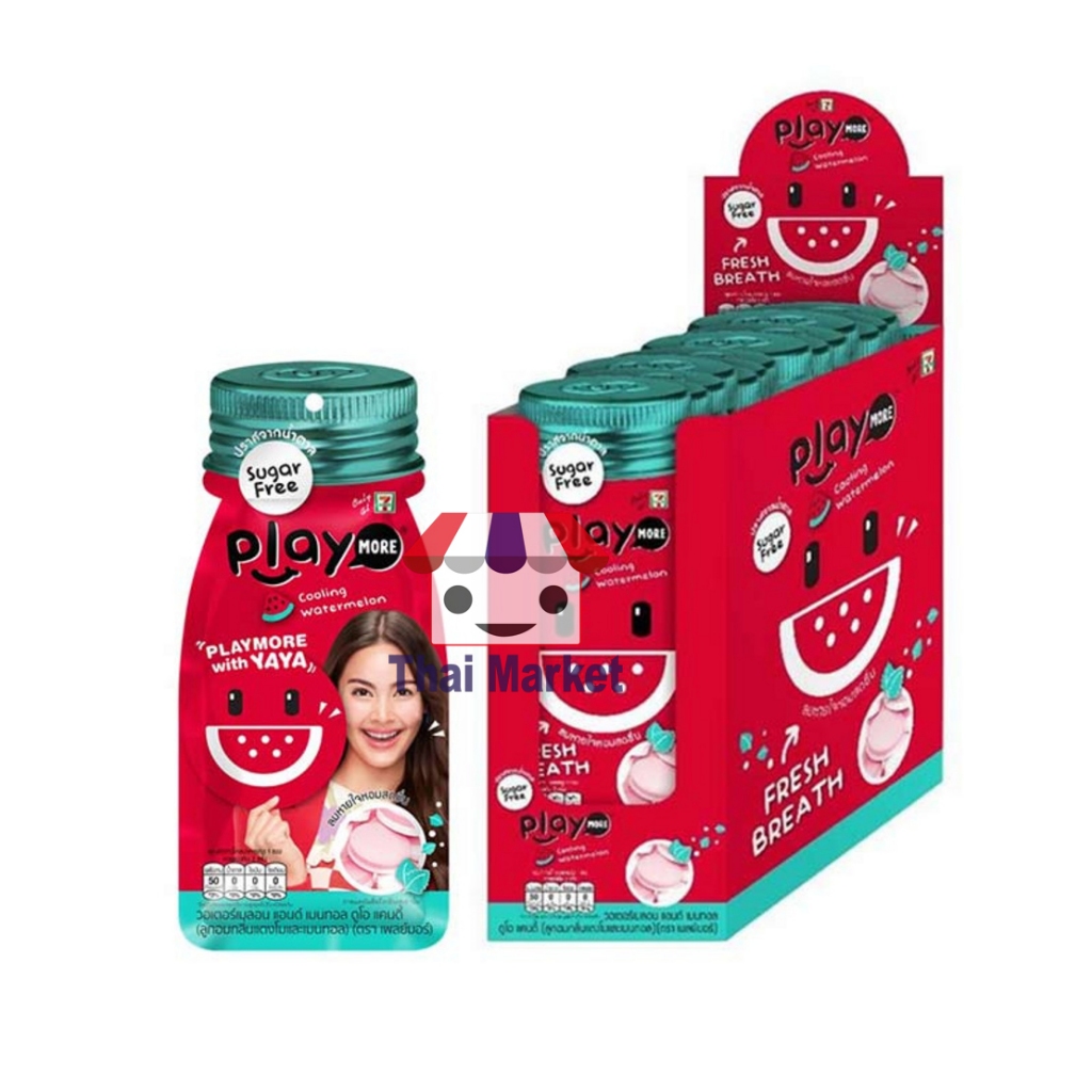 Playmore watermelon and menthol flavored candy, 12 grams packet ...